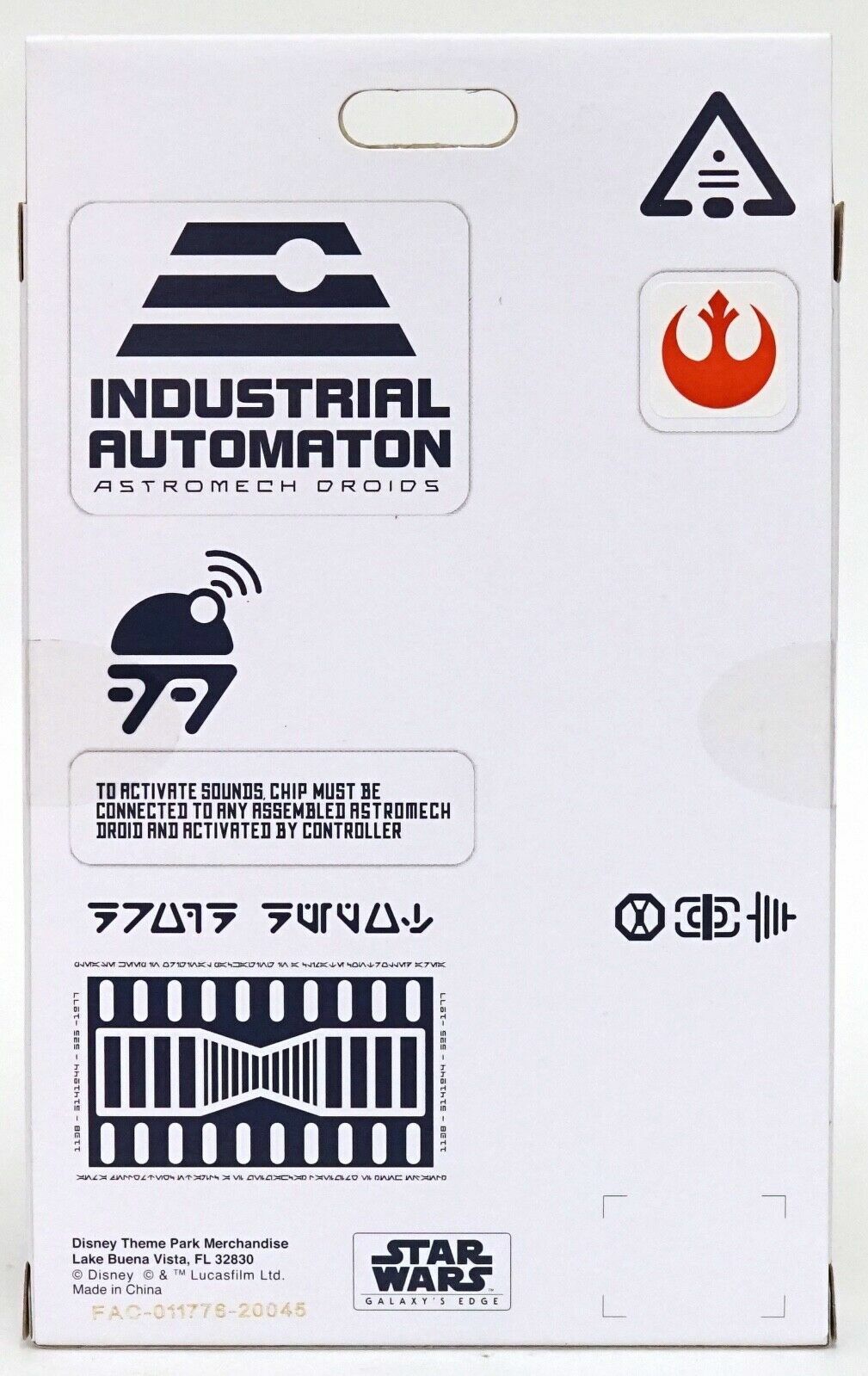 Disney Parks Star Wars Galaxy's Edge Droid Depot Orange Rebel ...