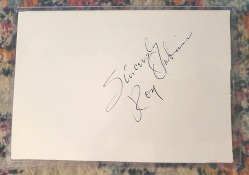 Roy Orbison SIGNED Card 4x6 LOA Todd Mueller | eBay