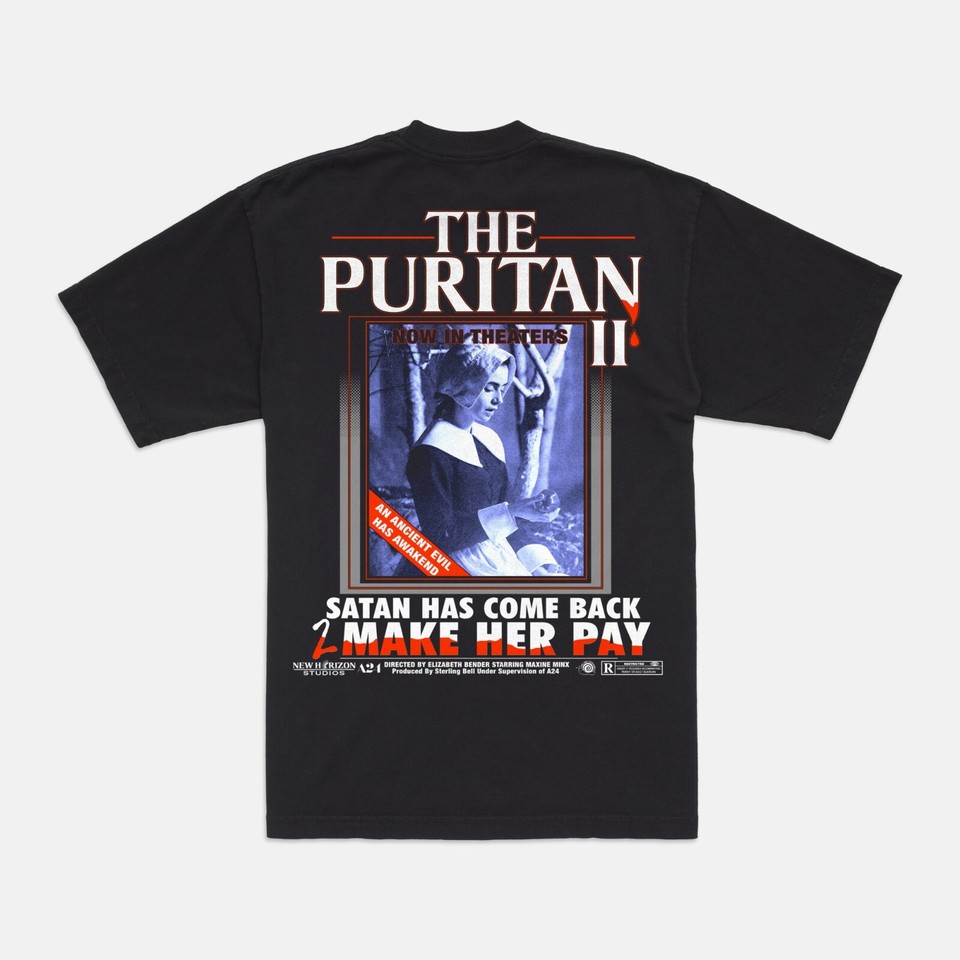 MaXXXine Movie Puritan II Online Ceramics Tee Shirt Mia Goth Ti West ...