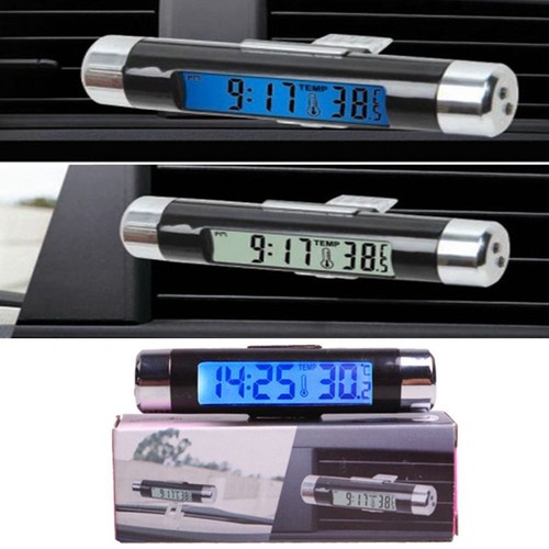 Luminous Car Electronic Clock Time Watch Auto Dashboard Clocks Auto ...