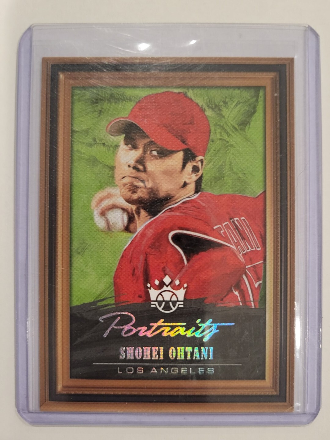 2018 DIAMOND KINGS PORTRAIT SHOHEI OHTANI PITCH ROOKIE CARD ANGELS | eBay