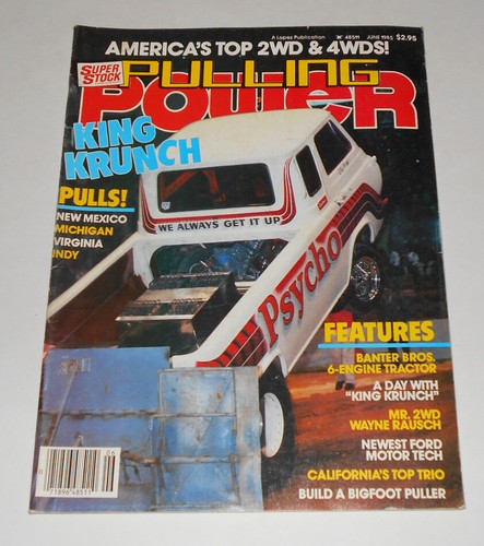 Vintage Pulling Power Monster Truck Magazine June 1985 | eBay