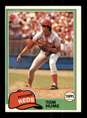 1981 Topps #419 Tom Hume EXMT/NM Reds 229565 | eBay