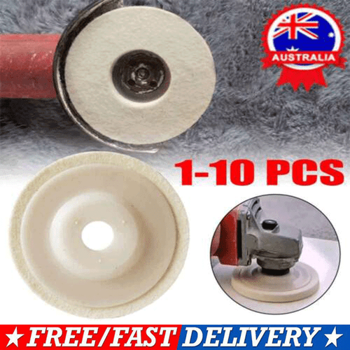 HOT 1/10PCS Wool Buffing Pad Angle Grinder Polishing Wheel Felt Buffer ...