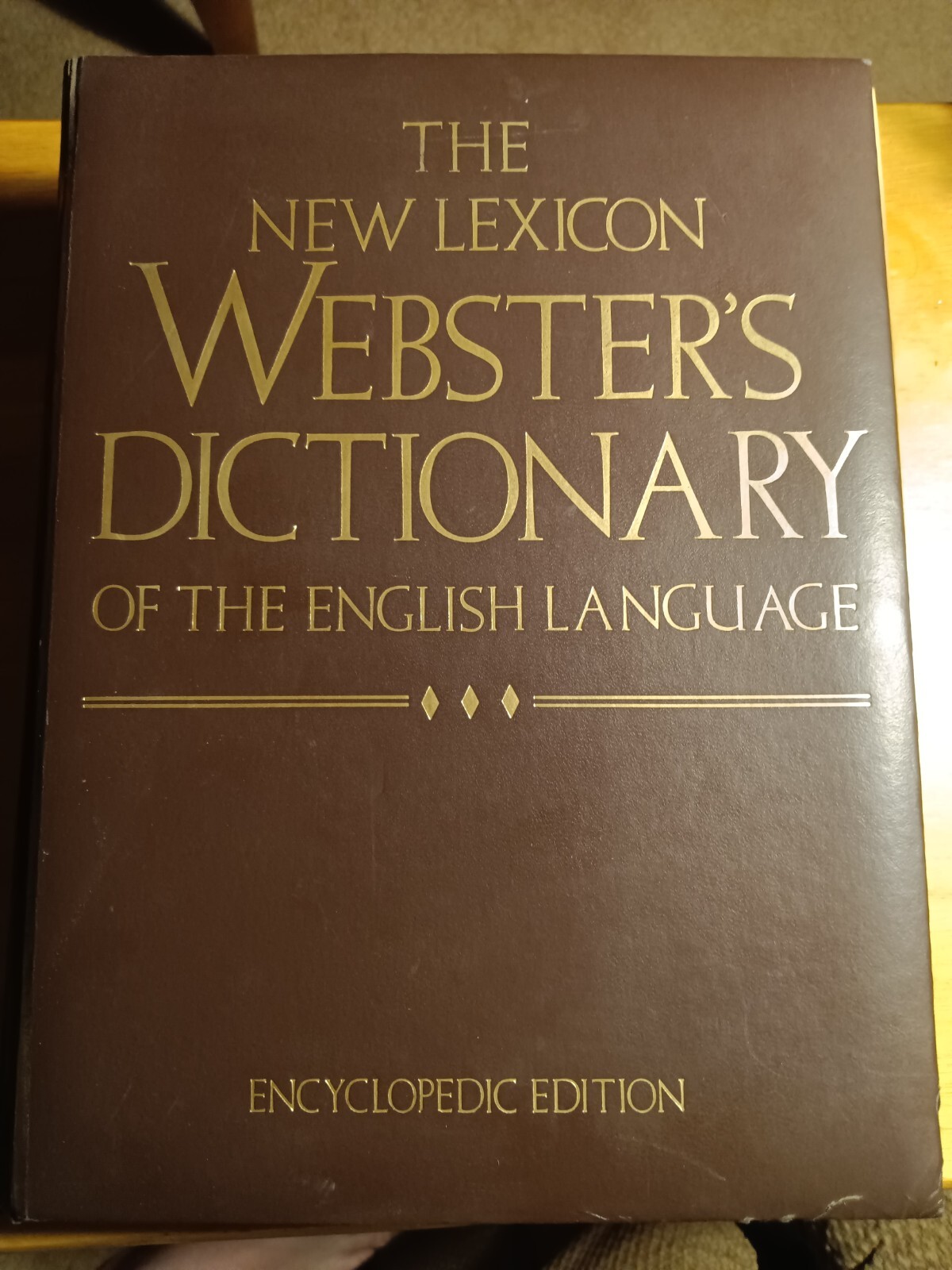 New Lexicon 1988 Webster's Dictionary of the English Language ...