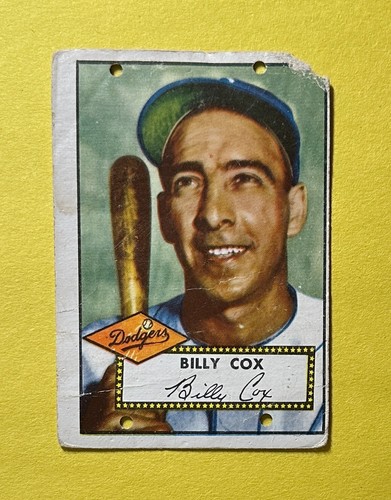 1952 TOPPS BILLY COX #232 DODGERS | eBay