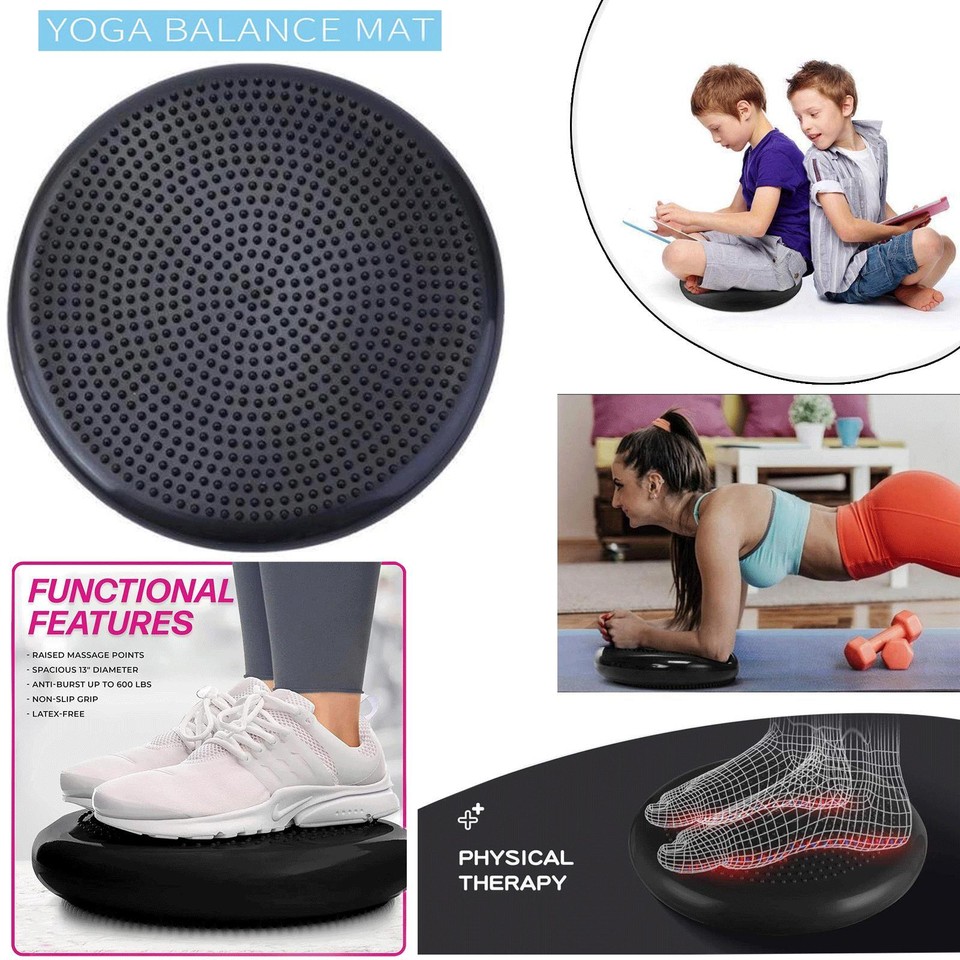 Inflatable Balance Cushion Stability Disc Wobble Balance Board | eBay UK