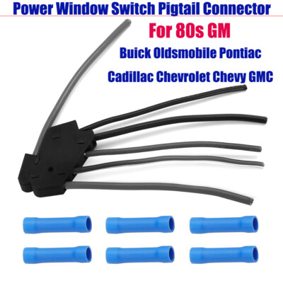 For GM Power Window Switch Pigtail Connector Wire Chevy C10 K5 Monte ...