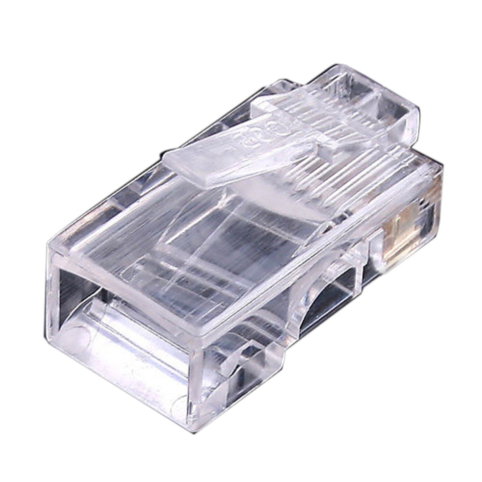 25Pcs X Rj-45 R-45 Cat5 Modular Plug Network Connector For Cat5 Cat5E ...