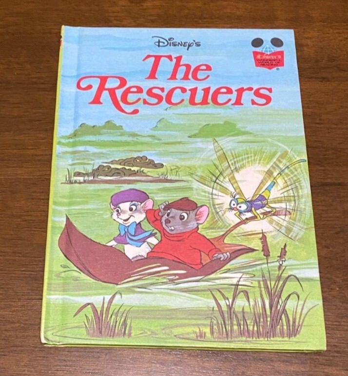 Vintage Disney's The Rescuers Hardcover Book 1977 | eBay