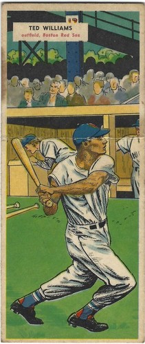 1955 Topps Double Headers #69 Ted Williams & #70 Hal Smith Baseball ...