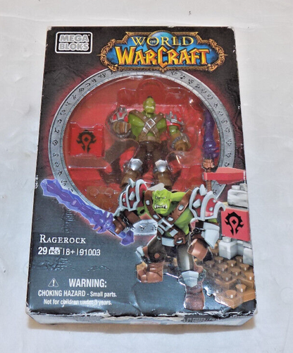Mega Bloks 91003 RageRock Orc Warrior Set WOW World of Warcraft Mega ...