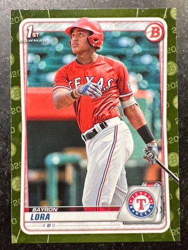 2020 Bowman Prospects Camo Bayron Lora #52 | eBay