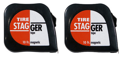 Race Car 10' Tire Stagger Tape Measure - 2 Pack #1166 | eBay