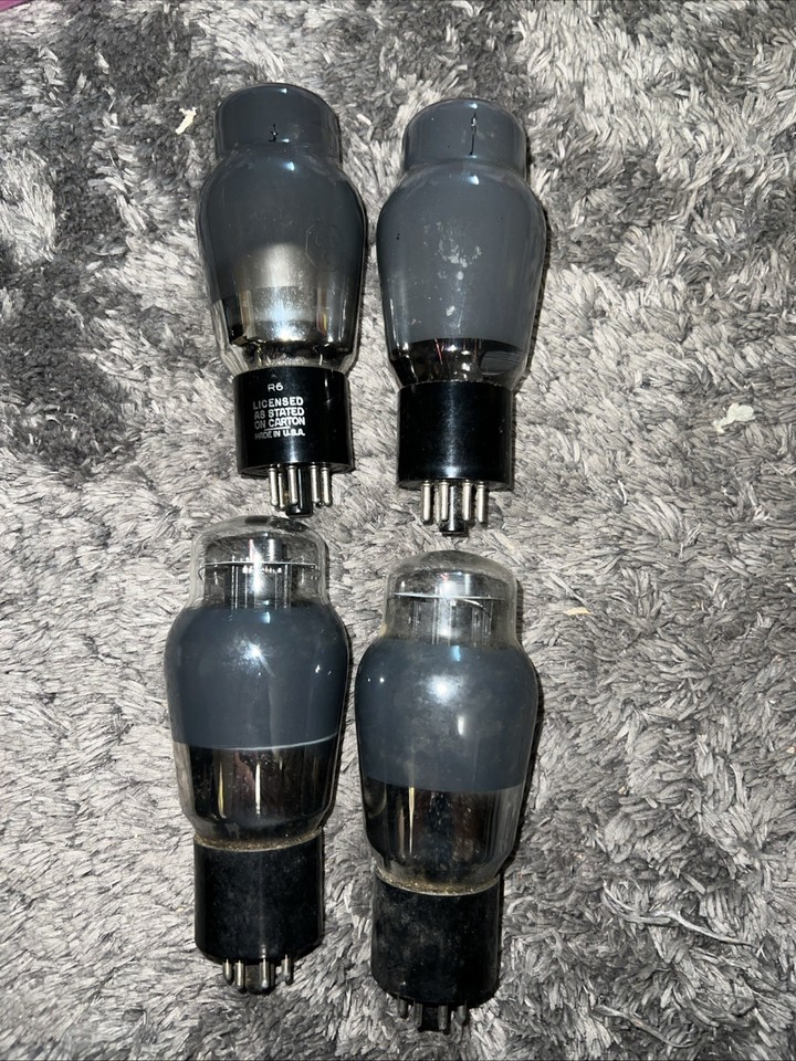 0157 LOT OF 4 RCA WESTINGHOUSE GE 6L6G Vacuum Tubes | eBay