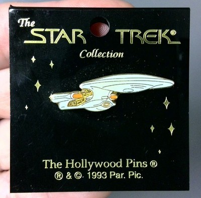 The Star Trek Collection Enamelled Metal Pins Enterprise D - Hollywood ...