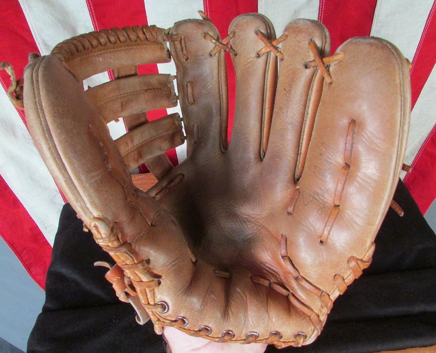 Vintage 1960s Stan Musial Leather Baseball Glove Personal Model ...