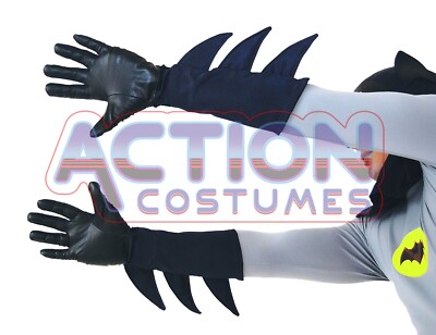 Adam West Batman Deluxe Gloves 60's Style - "M" size - READY TO SHIP | eBay