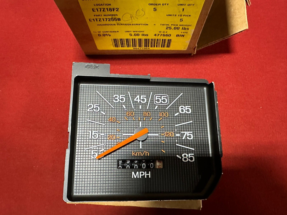 NOS 1981-1986 FORD TRUCK / BRONCO SPEEDOMETER GAUGE 81-86 E1TZ-17255-B ...