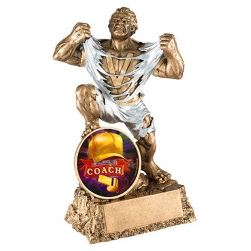 Coach Monster Trophy with 3 Lines of Custom Text | eBay