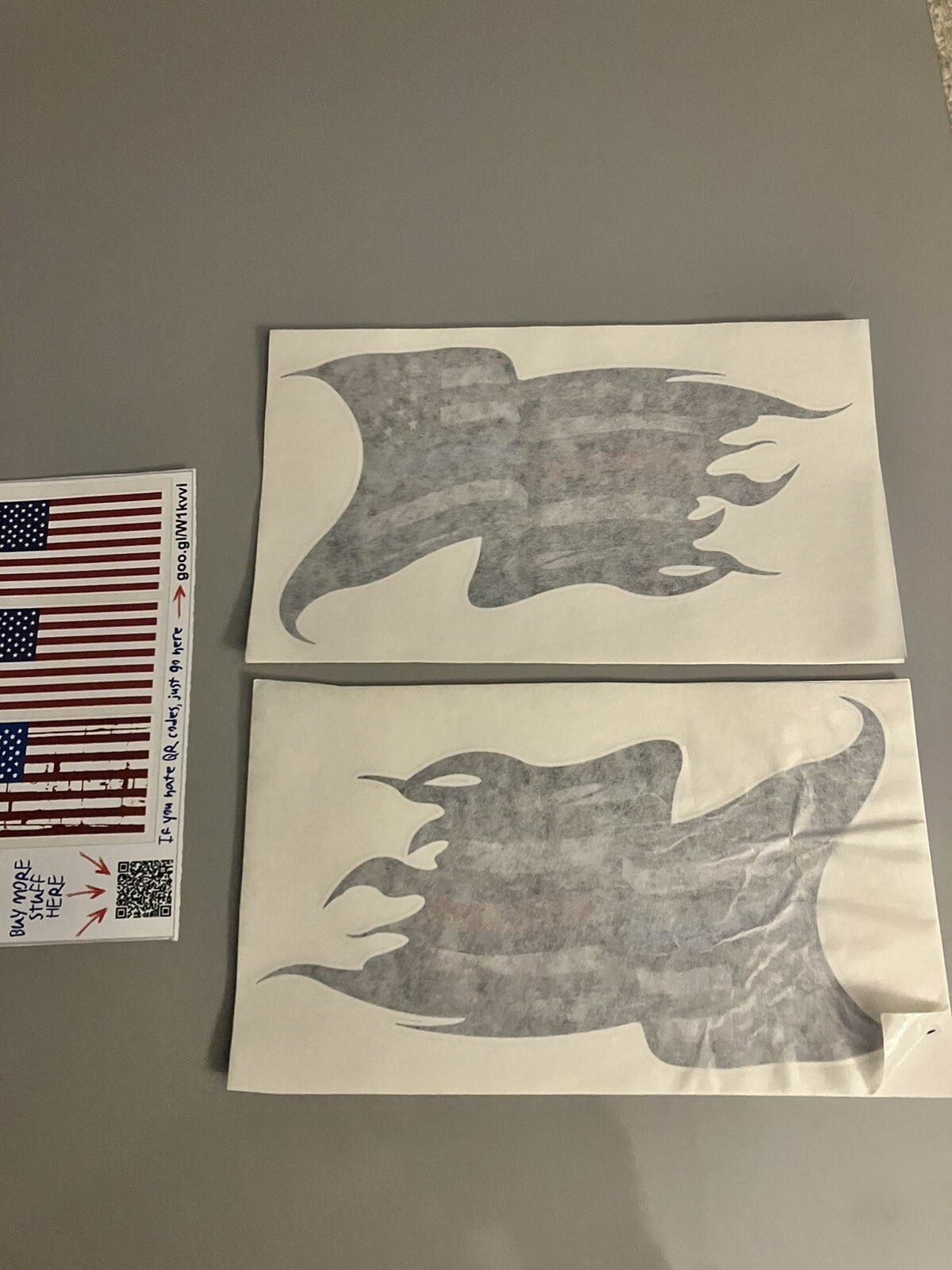 Classic American Flag Car Decals | eBay