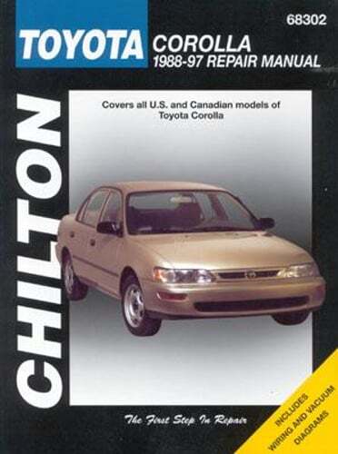 Toyota Corolla, 1988-97 by Chilton Automotive Books: New 9780801988271 ...