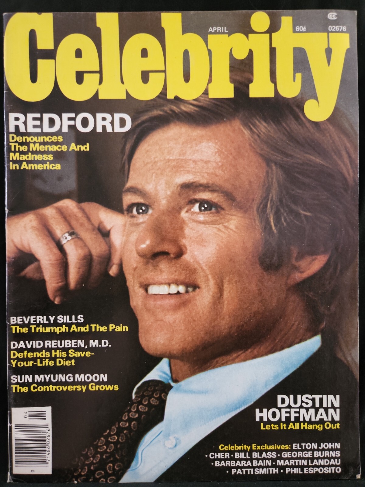 Celebrity Magazine April 1976 Robert Redford Dustin Hoffman | eBay