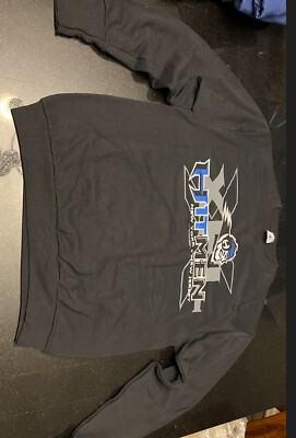 XFL Football New York/New Jersey Hitmen Black Crew Neck Long Sleeve ...