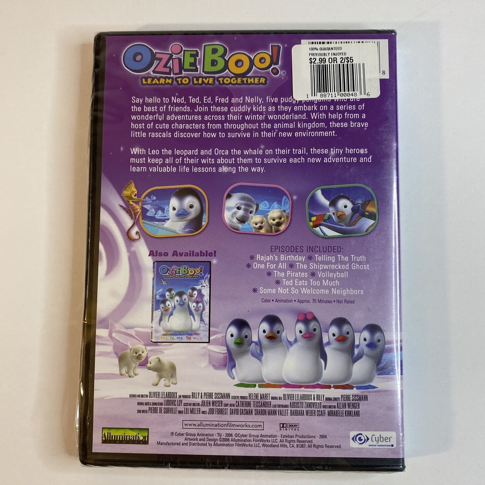 Ozie Boo! Volume 2: Learn To Live Together (DVD, 2006) Cartoon ...