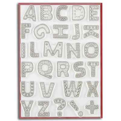 Craft BuddyUS CCST134:"SPARKALICIOUS COOKIE" CRYSTAL ART ALPHABET A4 ...