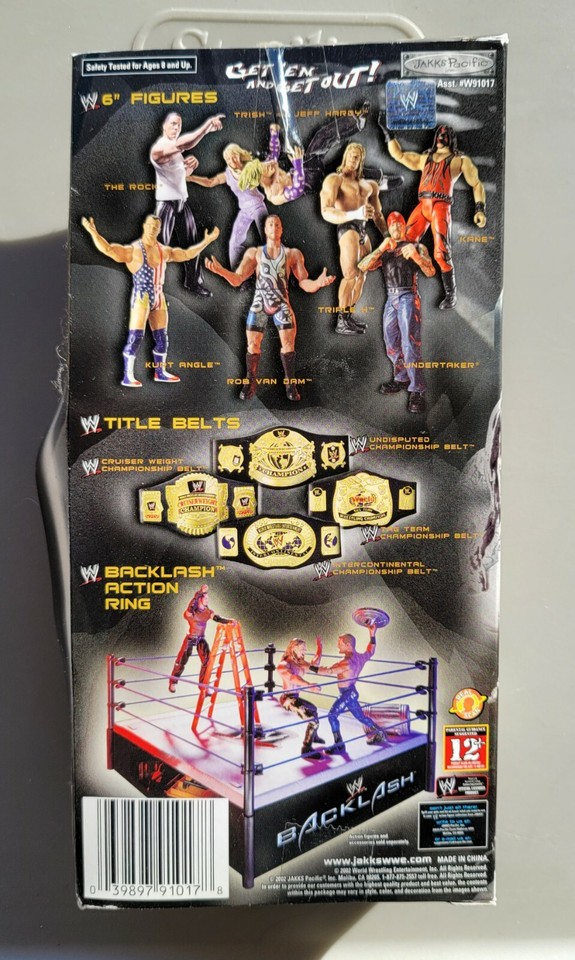 wwe wwf ljn classic superstars ringleader collection the rock wrestling ...