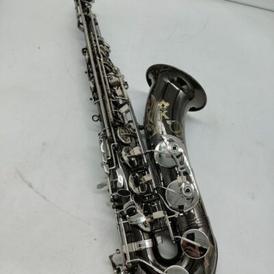 High Quality Tenor Saxophone with B-flat Black Nickel Hand Carved ...