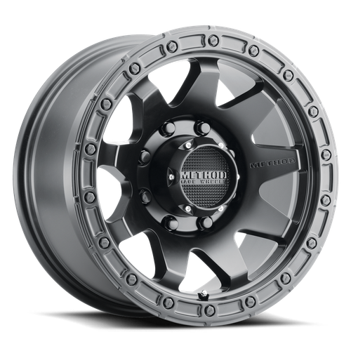 Method MR317 18x9 +18mm Offset 8x180 130.81mm CB Matte Black Wheel | eBay