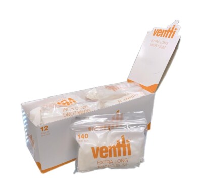 Ventti Filters EXTRA LONG MICRO SLIM X 12, 140 Tips Per Bag, Total 1680 ...