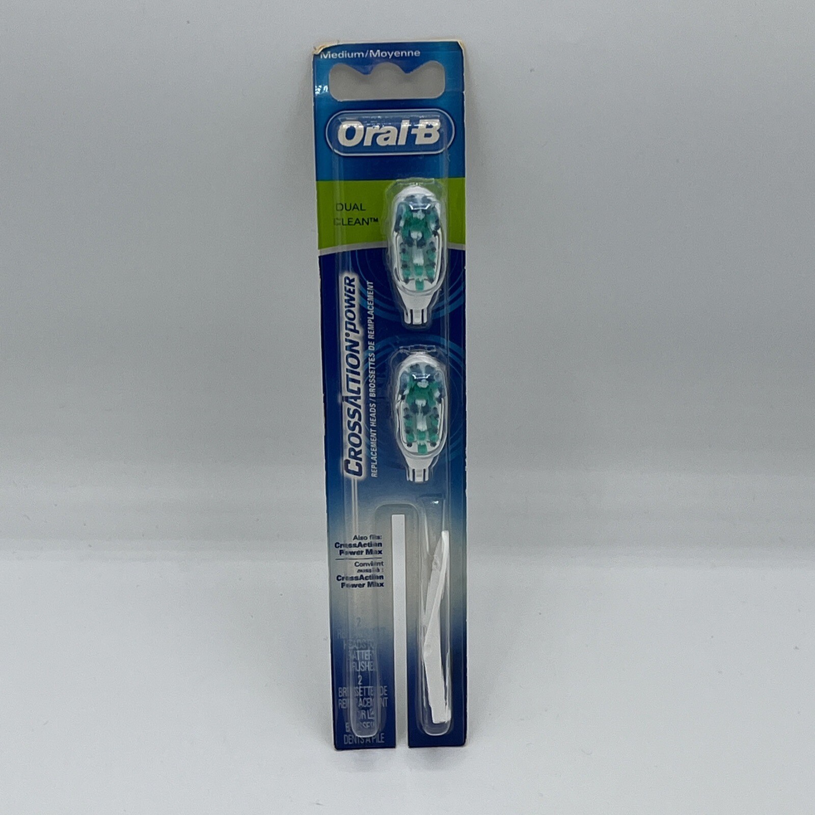 Oral-B CrossAction Power Max Rechargeable Toothbrushes 2 Brush Heads | eBay