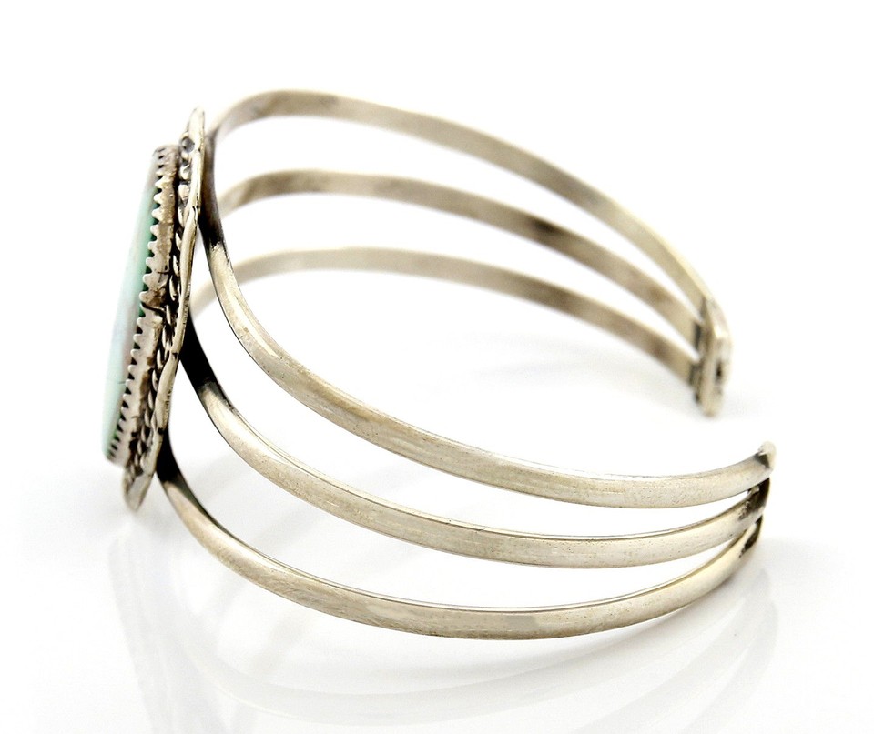 VTG Navajo Signed Begay .925 Silver & Royston Turquoise Cuff | eBay