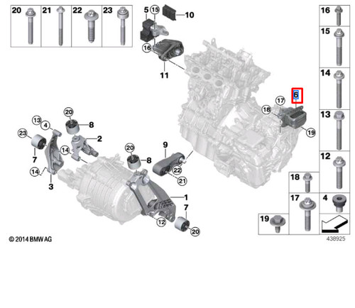 NEW BMW I8 I12 GEARBOX MOUNT 22316853451 ORIGINAL 22-31-6-853-451 | eBay