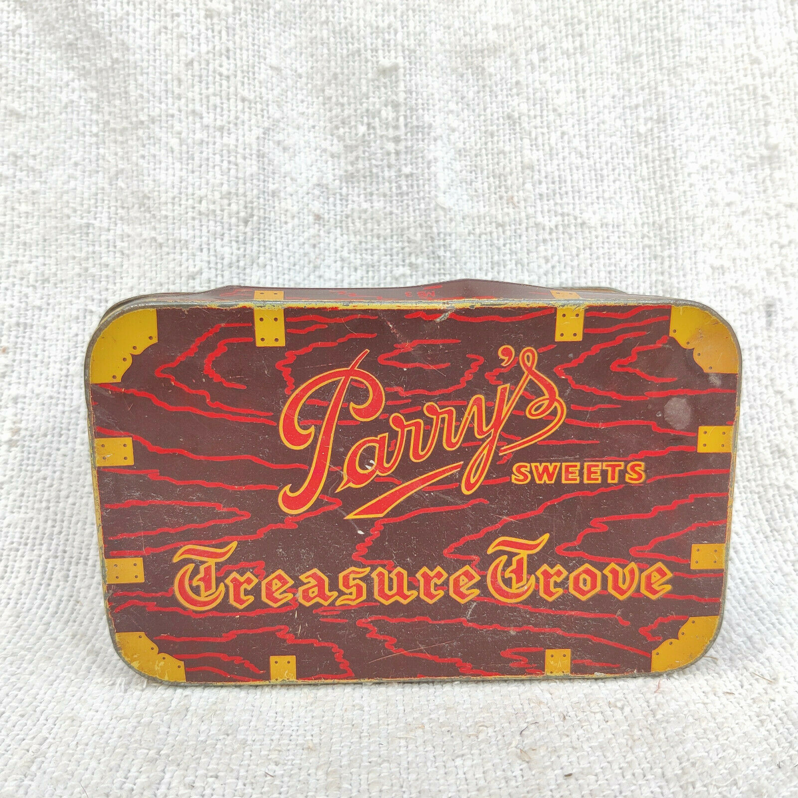 1950s Vintage Old Treasure Trove Money Chest Parry Confectionery Safe ...