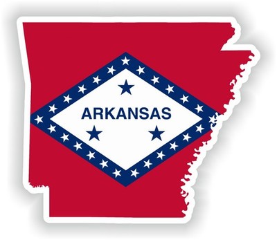 Arkansas Map Flag Sticker / Vinyl Waterproof Decals Car Graphics | eBay