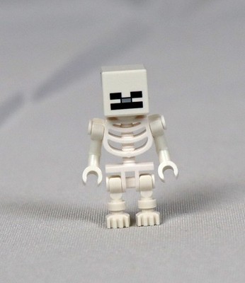 LEGO SKELETON MINIFIG Minecraft 21118 21132 21186 21189 21146 from set ...