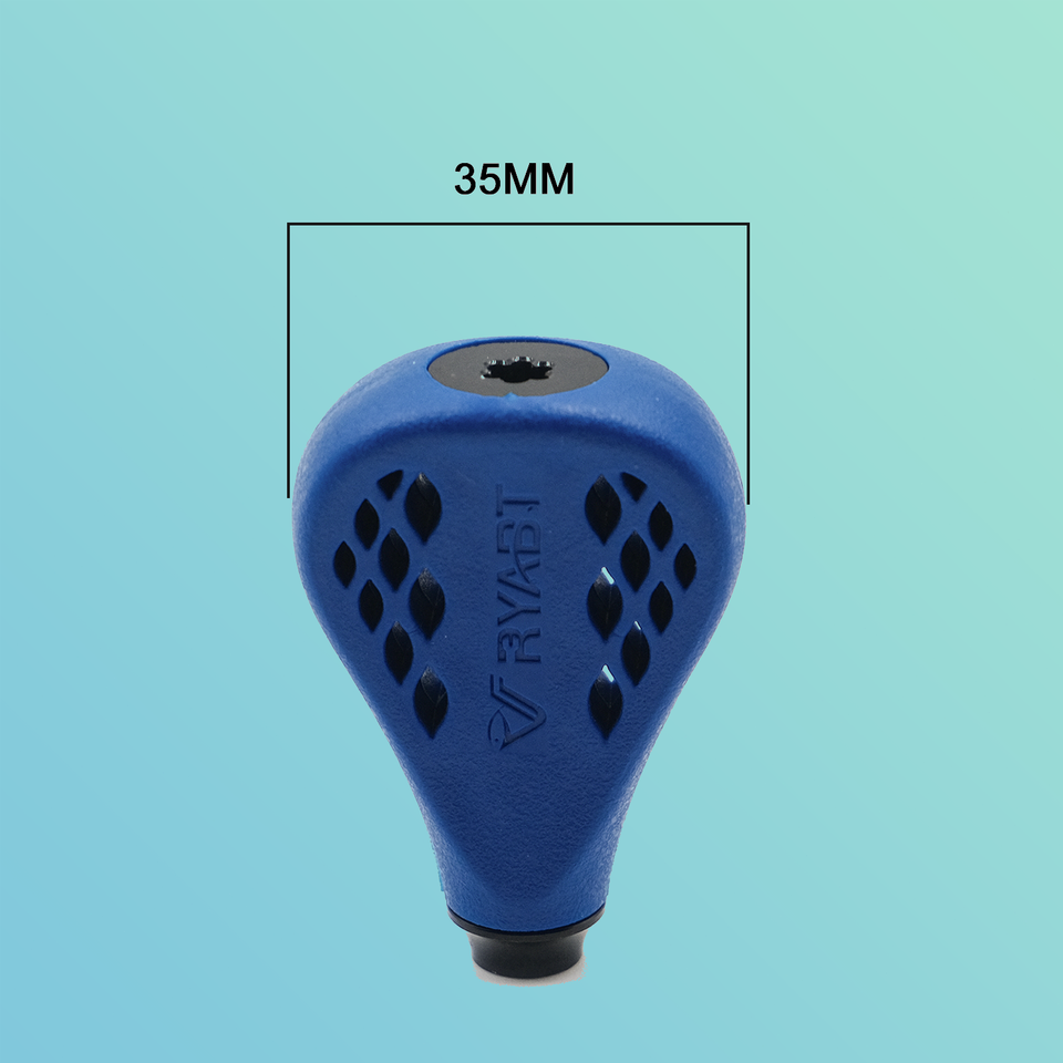 RYABT 35mm-Bl TPE Flat Reel Power Knob For Shimano Nasci FC 1000-5000 ...