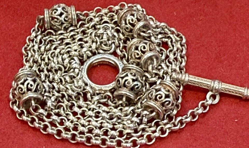 Konstantino Sterling Silver Filigree Station Chain Long Toggle Necklace ...