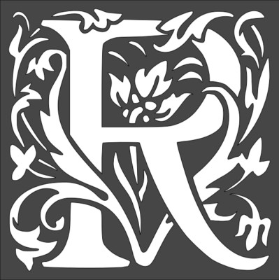 1- 8x8 inch Stencil, (VM-45) Letter R (6mil) | eBay