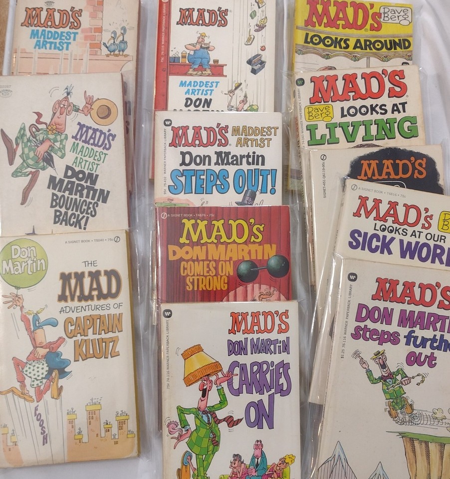 MAD Magazine List 1 Giant Annual Special Trash Collections & Paperbacks ...