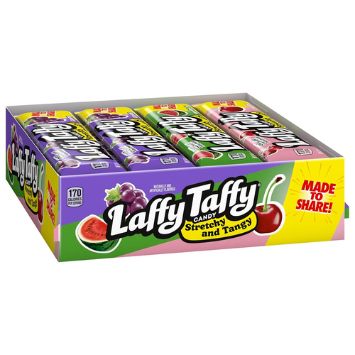 Stretchy & Tangy Variety Candy Box, Grape, Watermelon, and Cherry ...
