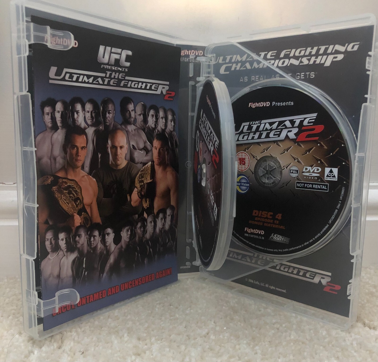 UFC Ultimate Fighter DVD Season 2: Uncut Untamed Uncensored Again ...