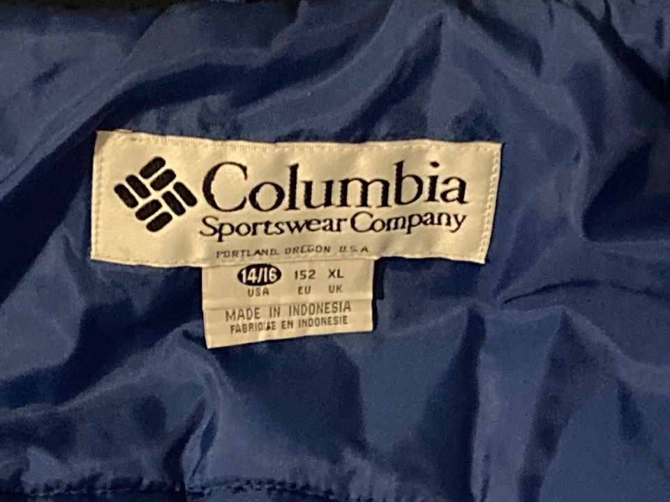 Vintage Columbia Tectonite Youth Size XL (14/16) Insulated Ski ...