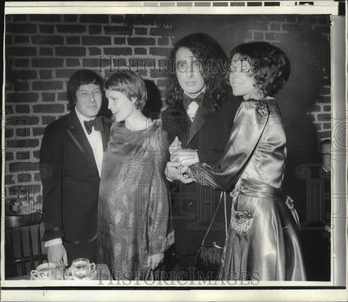 1969 Press Photo Tiny Tim & Wife Victoria Budinger, Mia Farrow & Andre ...