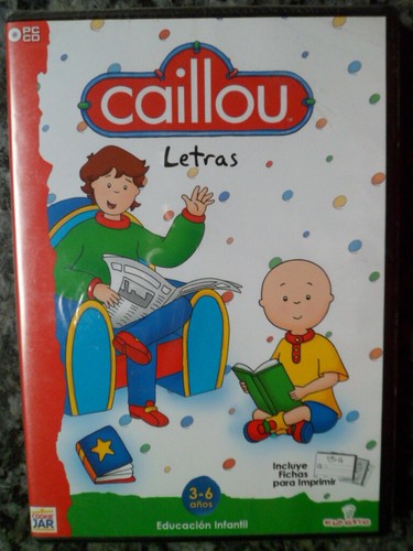 Caillou Letras PC Nuevo Educación Infantil disfruta y aprende en ...