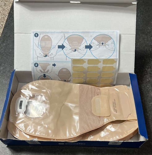 ConvaTec Natura 416419 2-1/4" Drainable Pouch Ostomy New Open Box | eBay